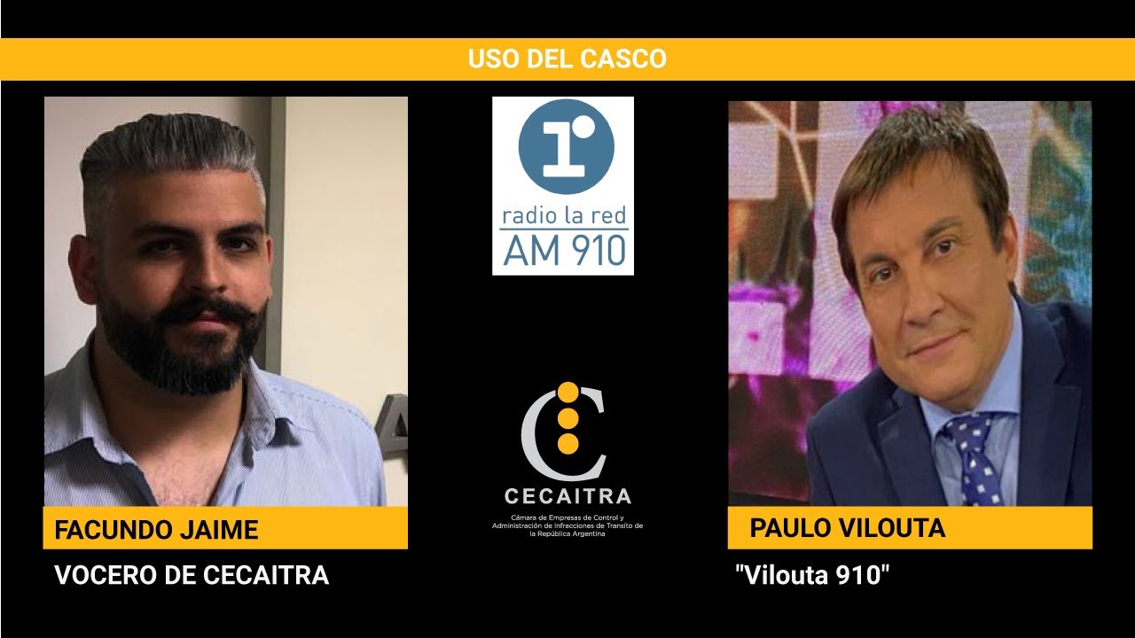 La Red. Vilouta 910. Paulo Vilouta. Obs. Vial CECAITRA. Uso del casco ...