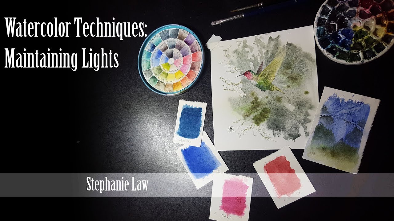 Watercolor Techniques: Maintaining Lights - YouTube