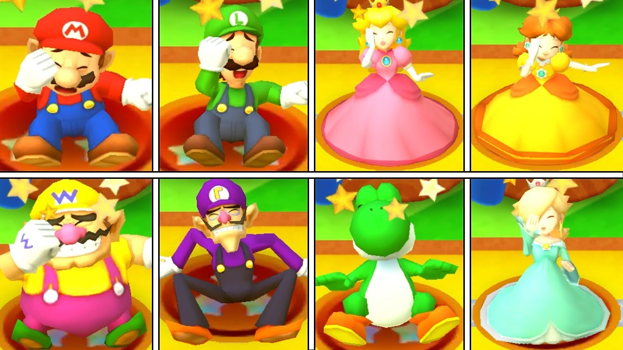 Mario Party The Top 100 All Game Over Animations - YouTube