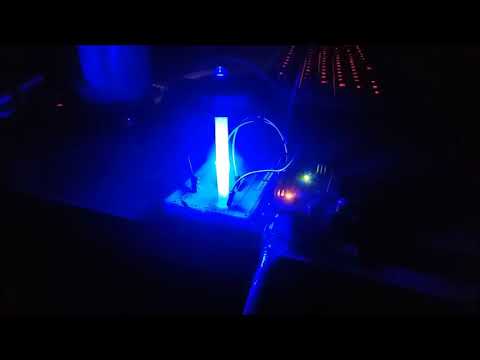 N scale UFO, LED controlled via Arduino - YouTube