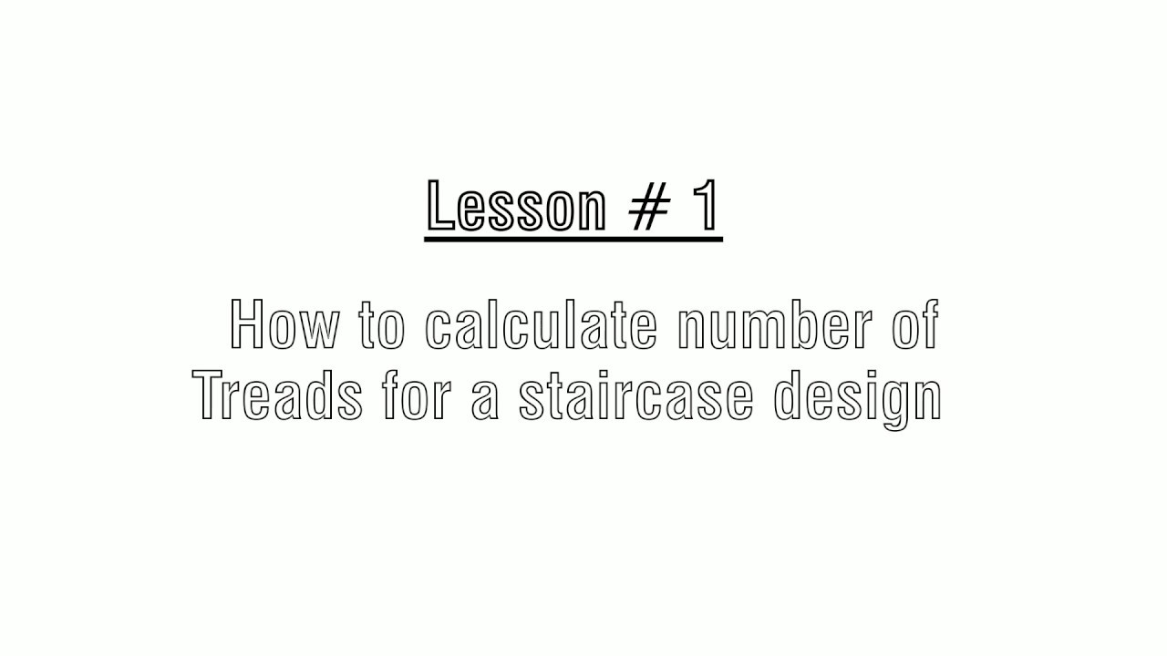 Lesson 1: Finding number of staircase steps - YouTube
