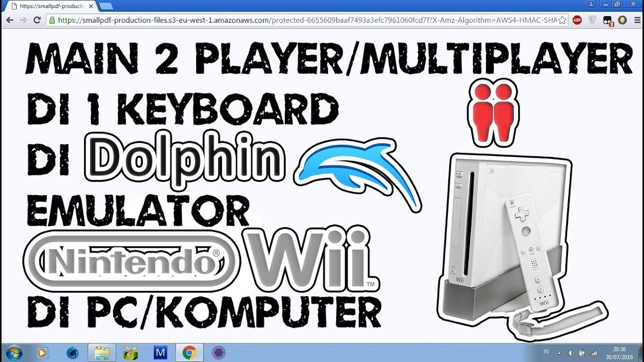 Cara Main 2 Player/Multiplayer di 1 Keyboard di Dolphin Emulator ...