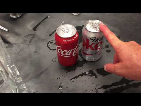 Demo: Coke Sinks, Diet Floats - YouTube