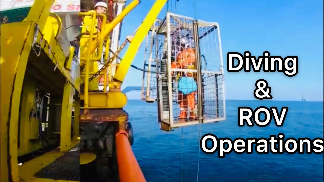 Air diving | ROV operations in offshore | underwater operations - YouTube