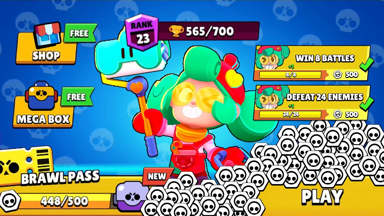 Complete FREE TOKEN QUEST - Brawl Stars Opening Mega Box and Gifts!😍🎁 ...