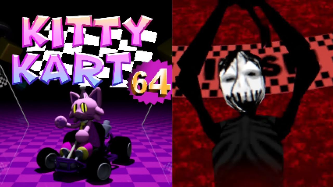 Kart race of nightmares | Kitty Kart 64 - YouTube