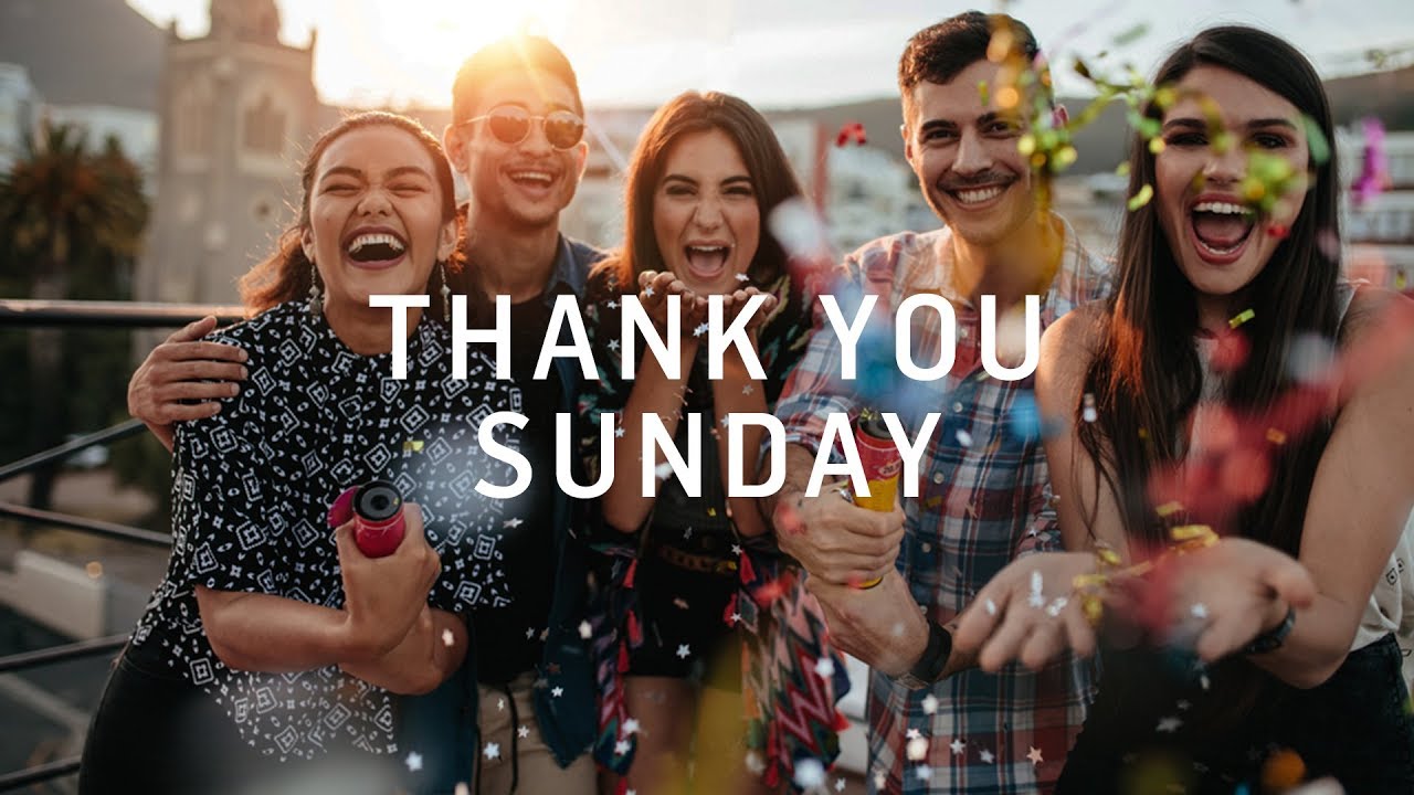 THANK YOU SUNDAY | René Schubert - YouTube