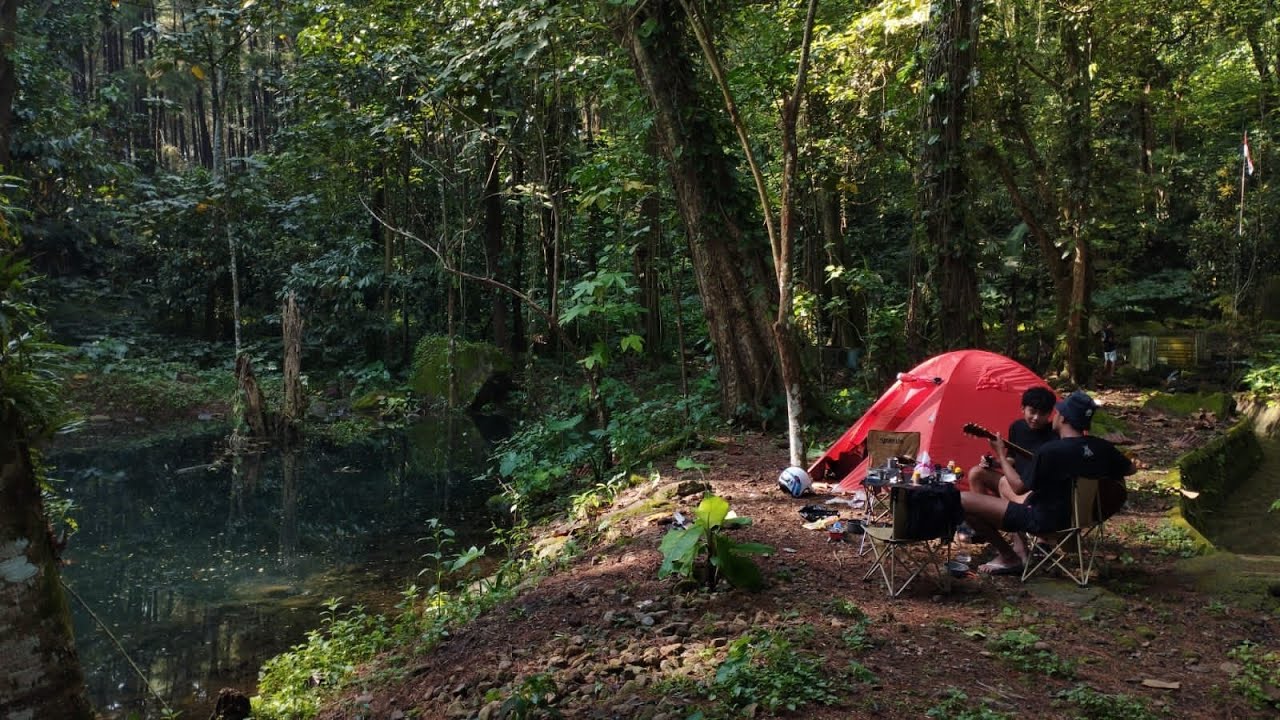 NGECAMP DITEMPAT WINGIT DI NGAWI SUMBER NOGO - YouTube