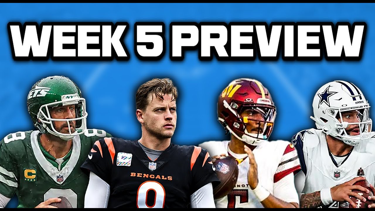 NFL Week 5 Preview - YouTube