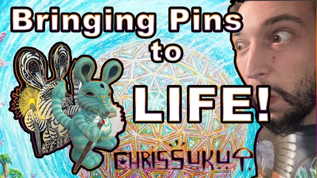 Bringing Artwork to Life! -Chris Sukut Enamel Pin - YouTube