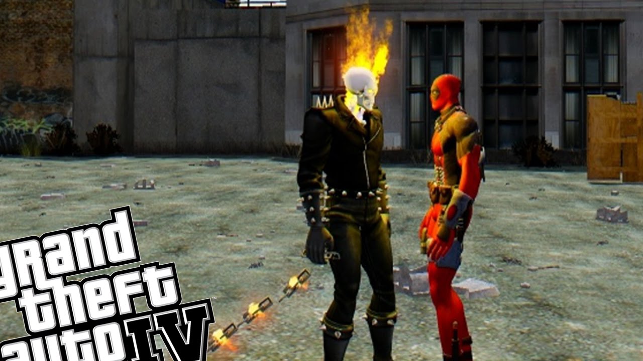 Deadpool vs Ghost Rider - Awesome Battle - YouTube