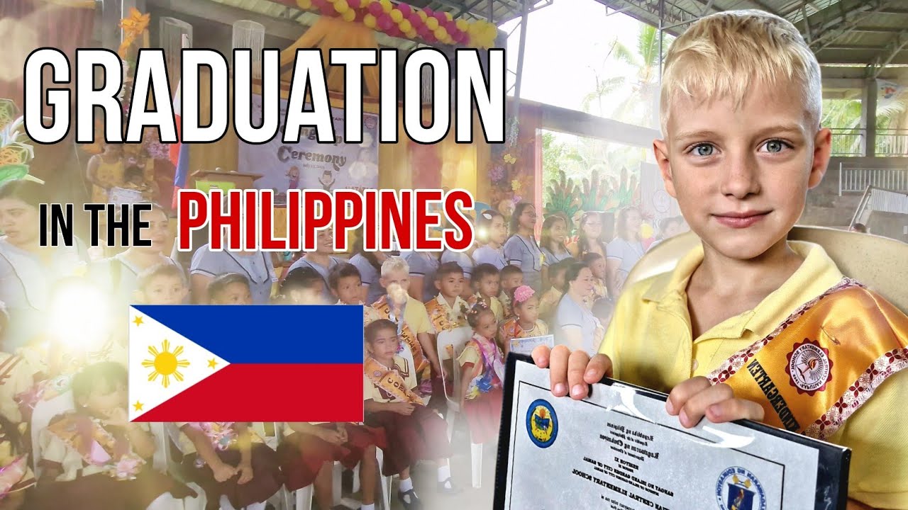 Foreign Boy graduated in public elementary school in the Philippines ...