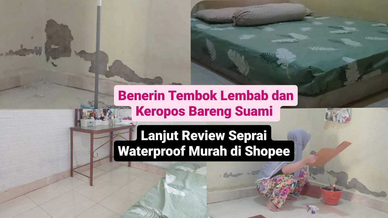 Bersih Bersih Kamar / Benerin Dinding Kropos Sekalian Review dan Pasang ...