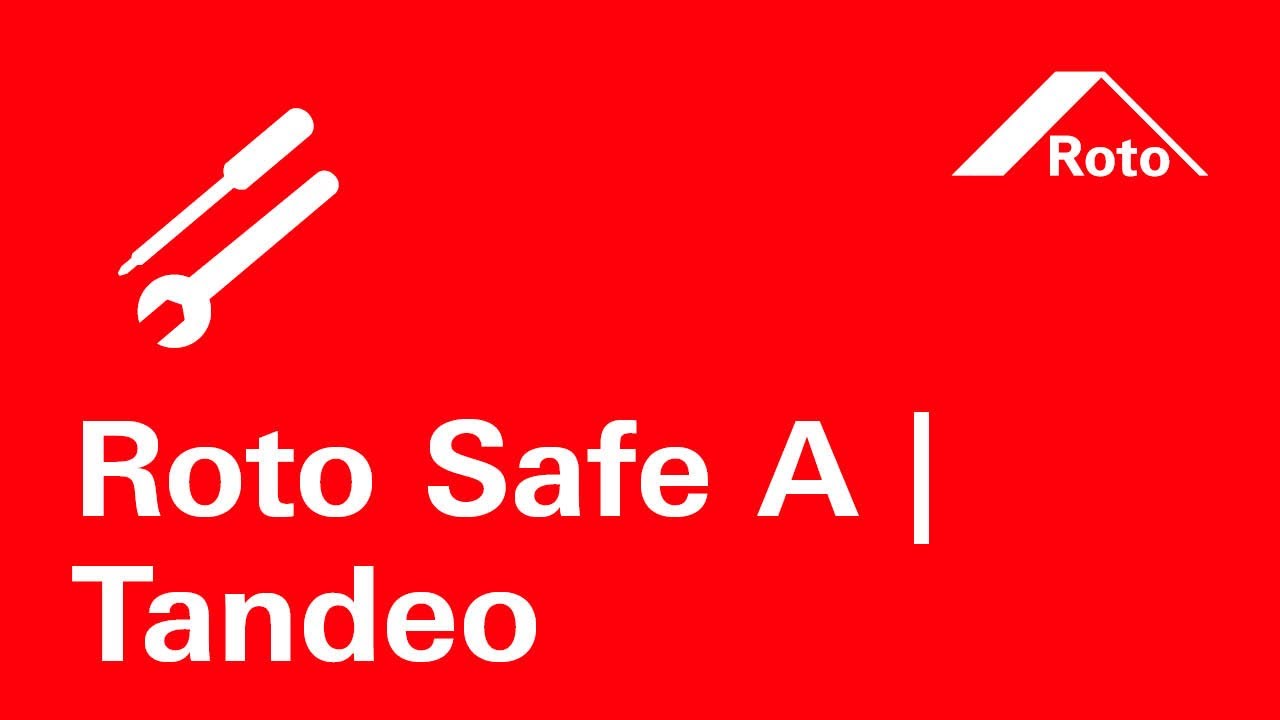 Roto Safe A | Tandeo I Mode d'emploi : Retourner les pênes et le déclencheur - YouTube