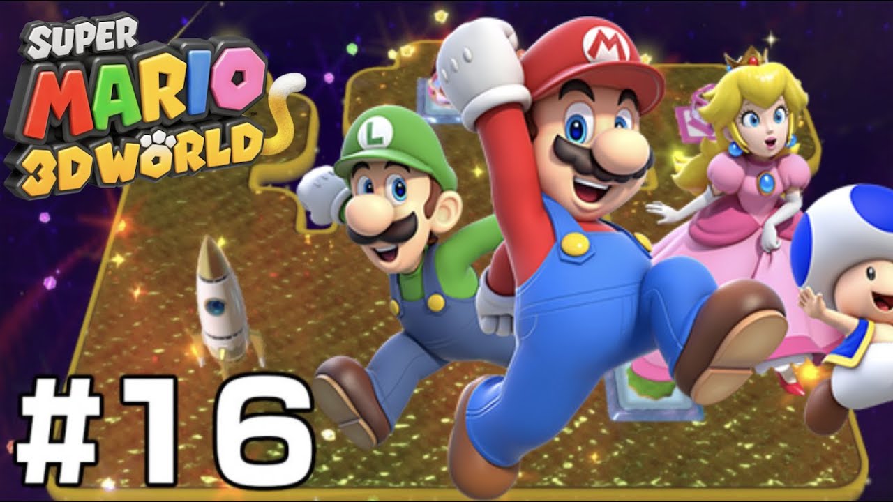 Super Mario 3d World Gameplay Walkthrough Part 16 World 10 12