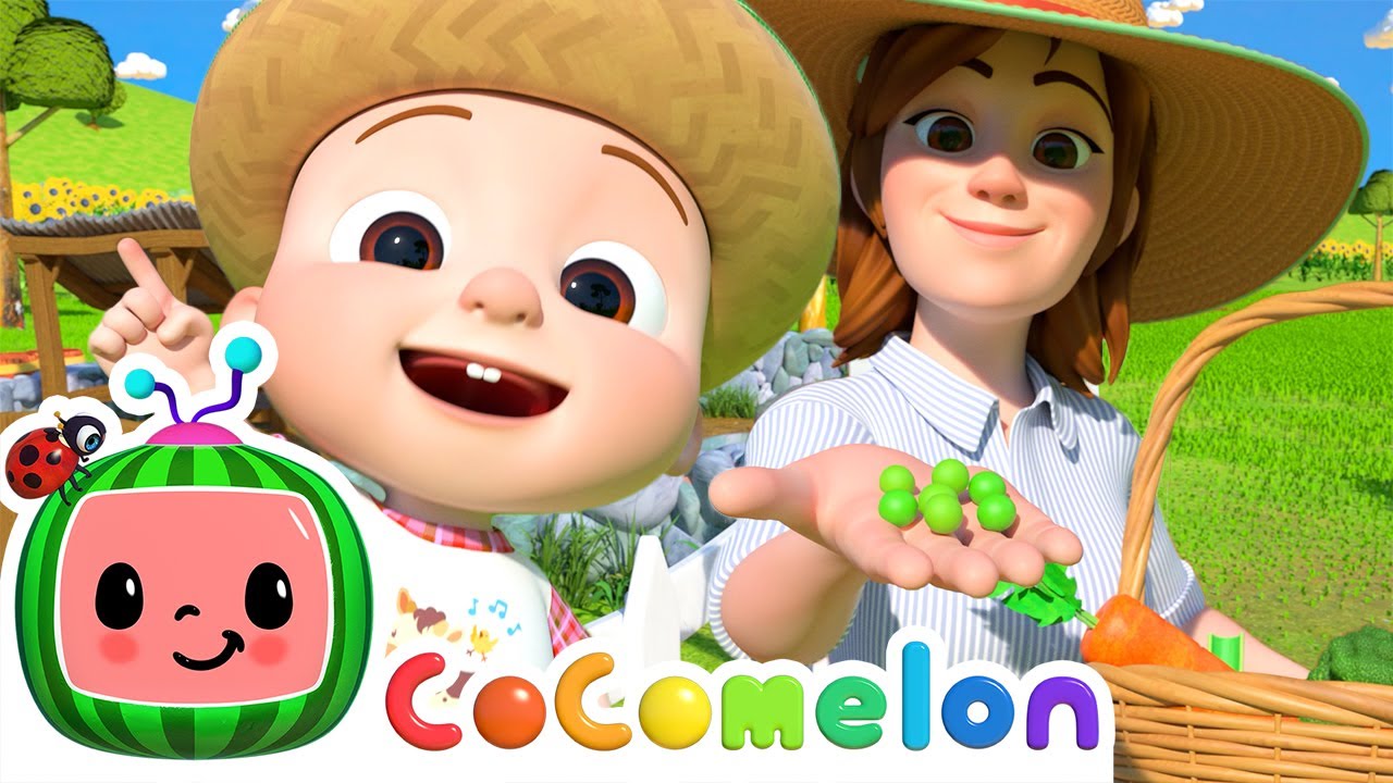 Fresh Veggies at the Farm! | CoComelon Kids Songs & Nursery Rhymes ...
