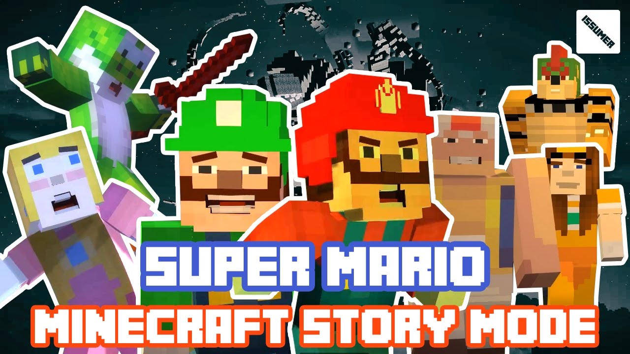 Play as SUPER MARIO! The Last Place You Look! Minecraft Story Mode ...
