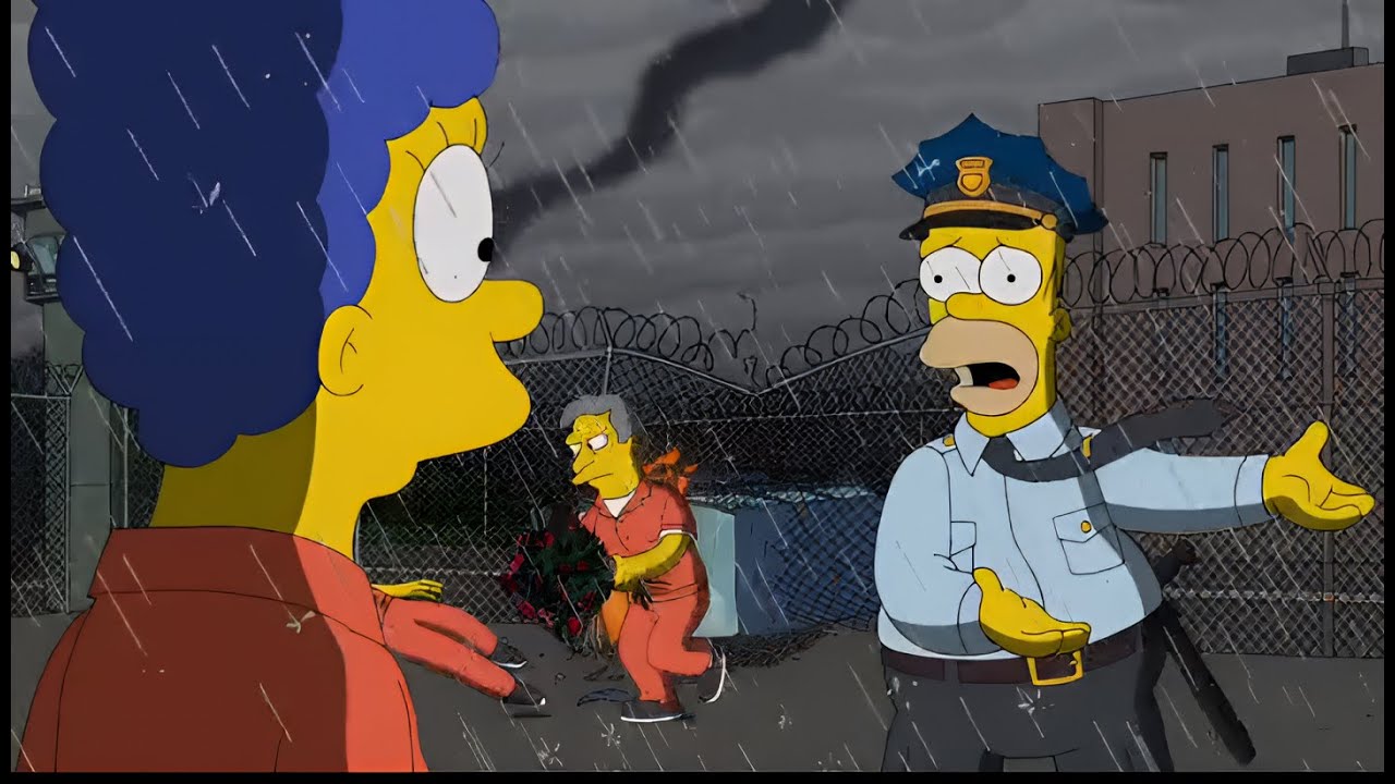 Marge va Ala CARCEL | Los Simpsons - YouTube