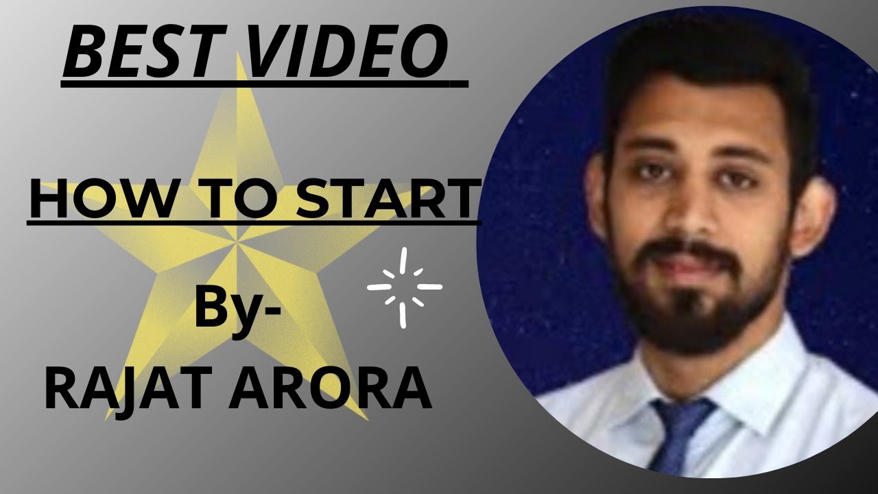 How to Start🔥| by RAJAT Arora sir | Class 11th - 12th | @Rajat Arora ...
