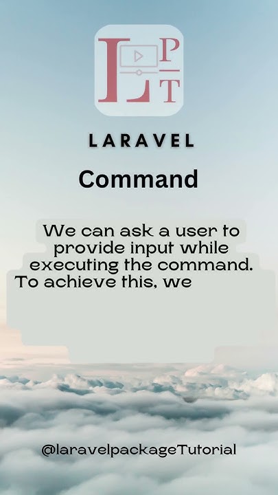 Prompting Input In Laravel Command Laravel Laravelframework Youtube