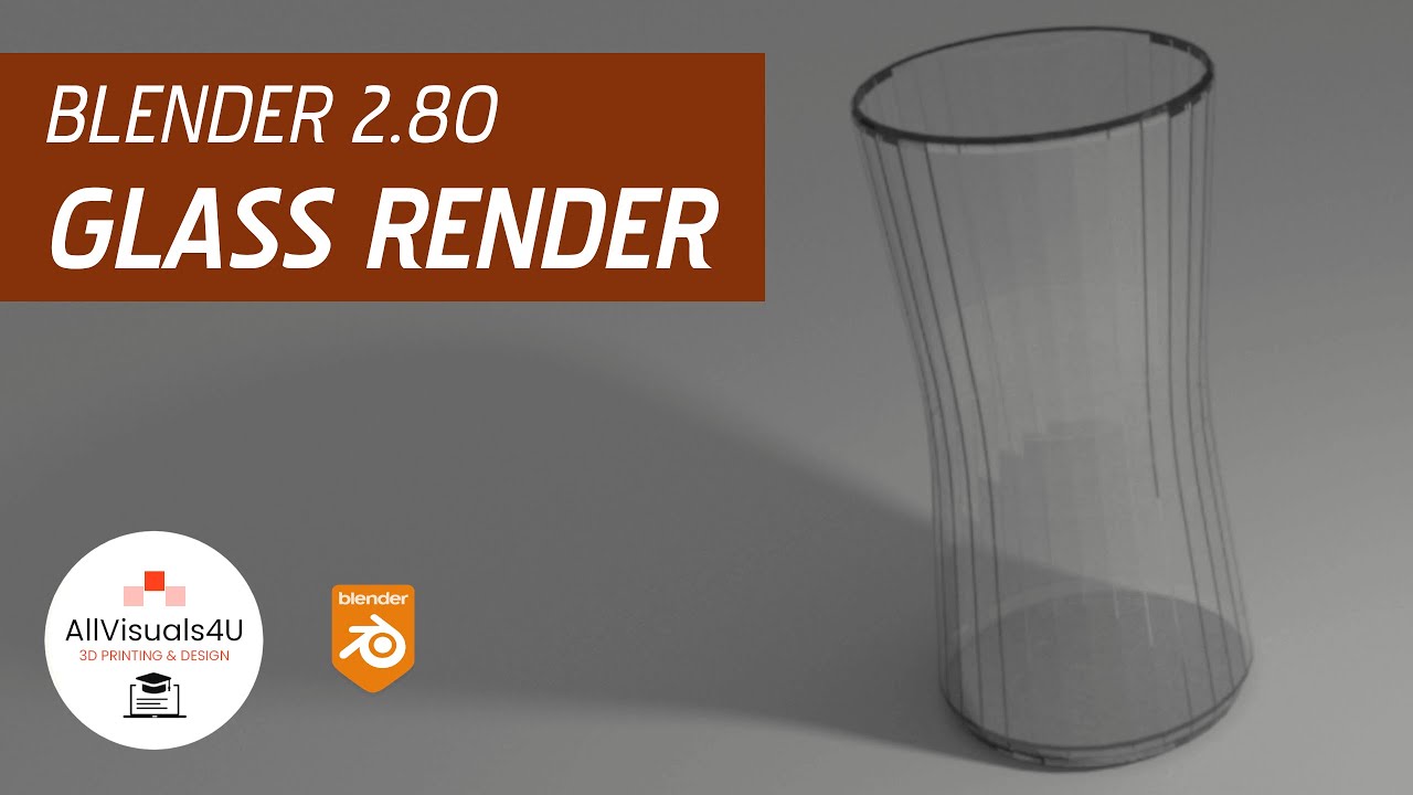 Blender 2.80 | How To Render Glass In Blender - Realistic Glass Render ...
