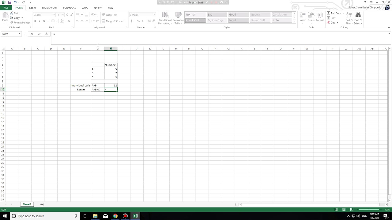 How To Excel Sum Summing Numbers YouTube how-to-excel-sum-summing-numbers-youtube