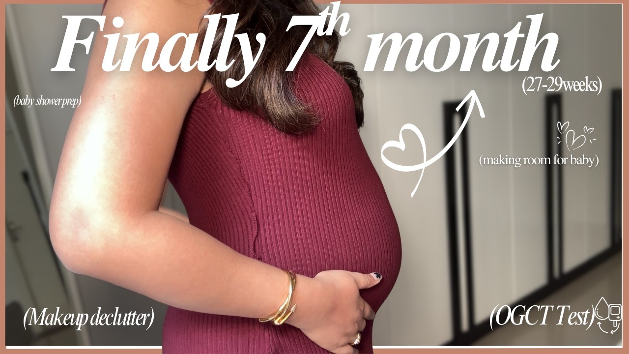 End of second Trimester|| OGCT Test, Makeup Declutter, Baby Shower Prep ...