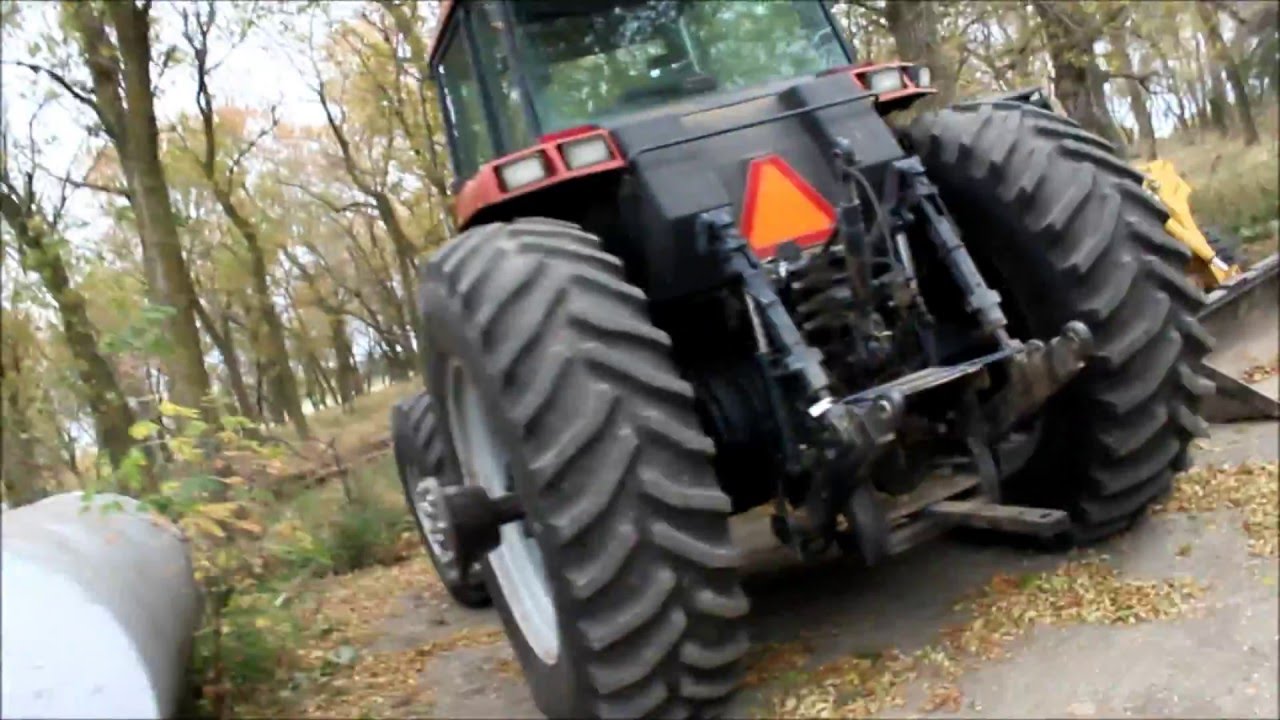 Cold Start Case Magnum 7140 Tractor 1988 - YouTube