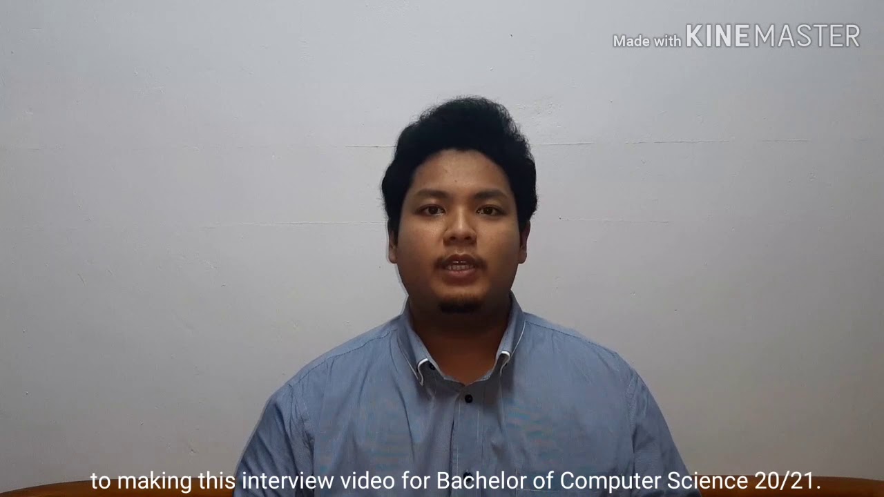 MUHAMMAD MUAZ HUSAINI (UKM FTSM 2020/2021 VIDEO INTERVIEW) - YouTube