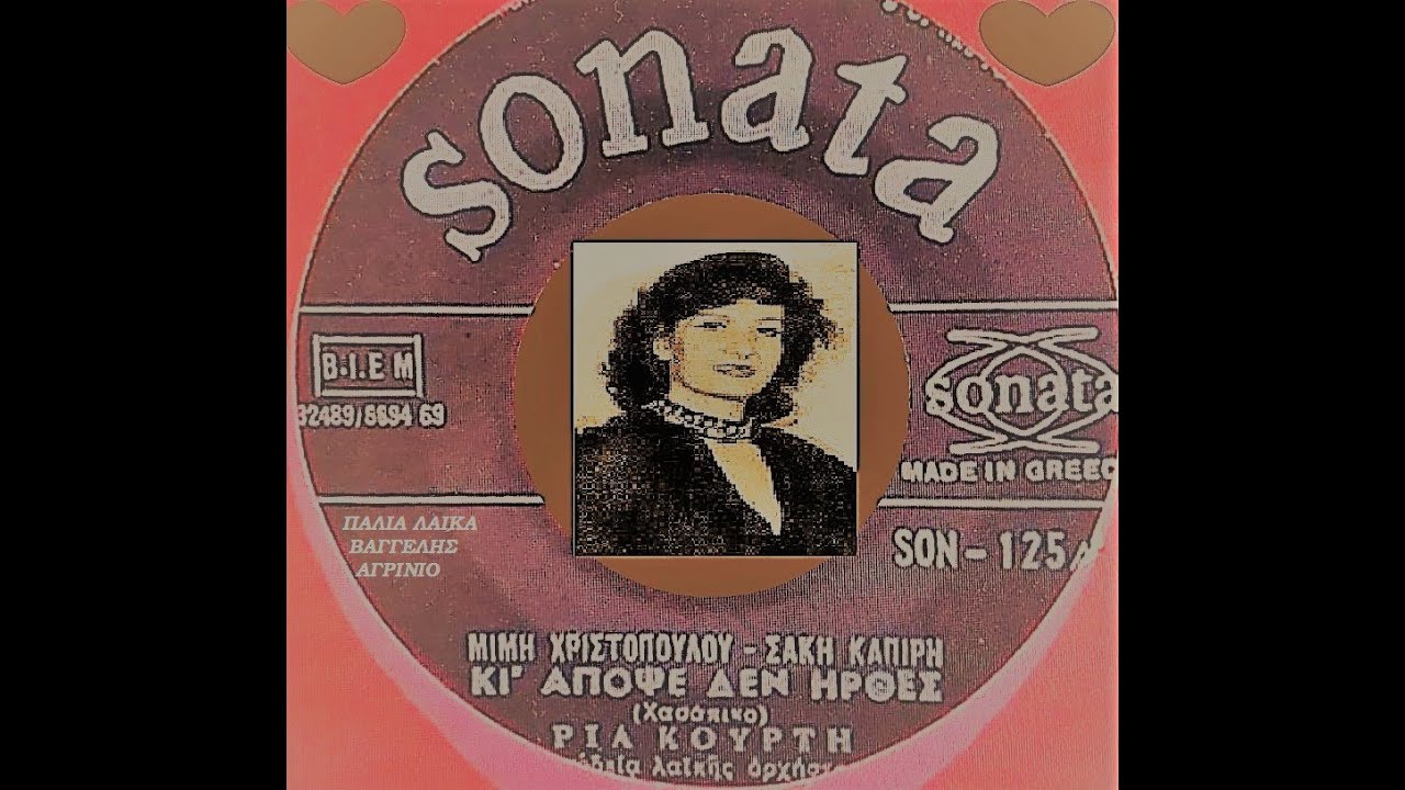 ΚΙ ΑΠΟΨΕ ΔΕΝ ΗΡΘΕΣ--ΡΙΑ ΚΟΥΡΤΗ - YouTube