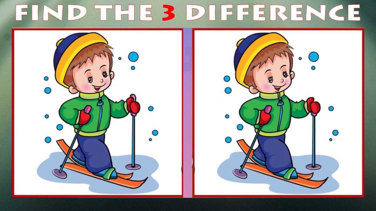 Find the difference | Spot the Difference | Find the 3 difference # ...