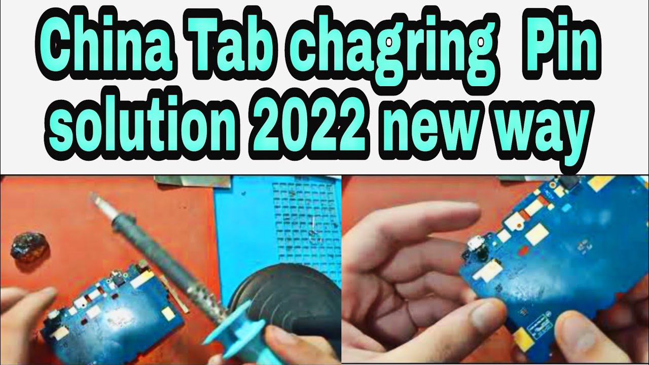 China Tab chagring Pin solution 2022 new way - YouTube