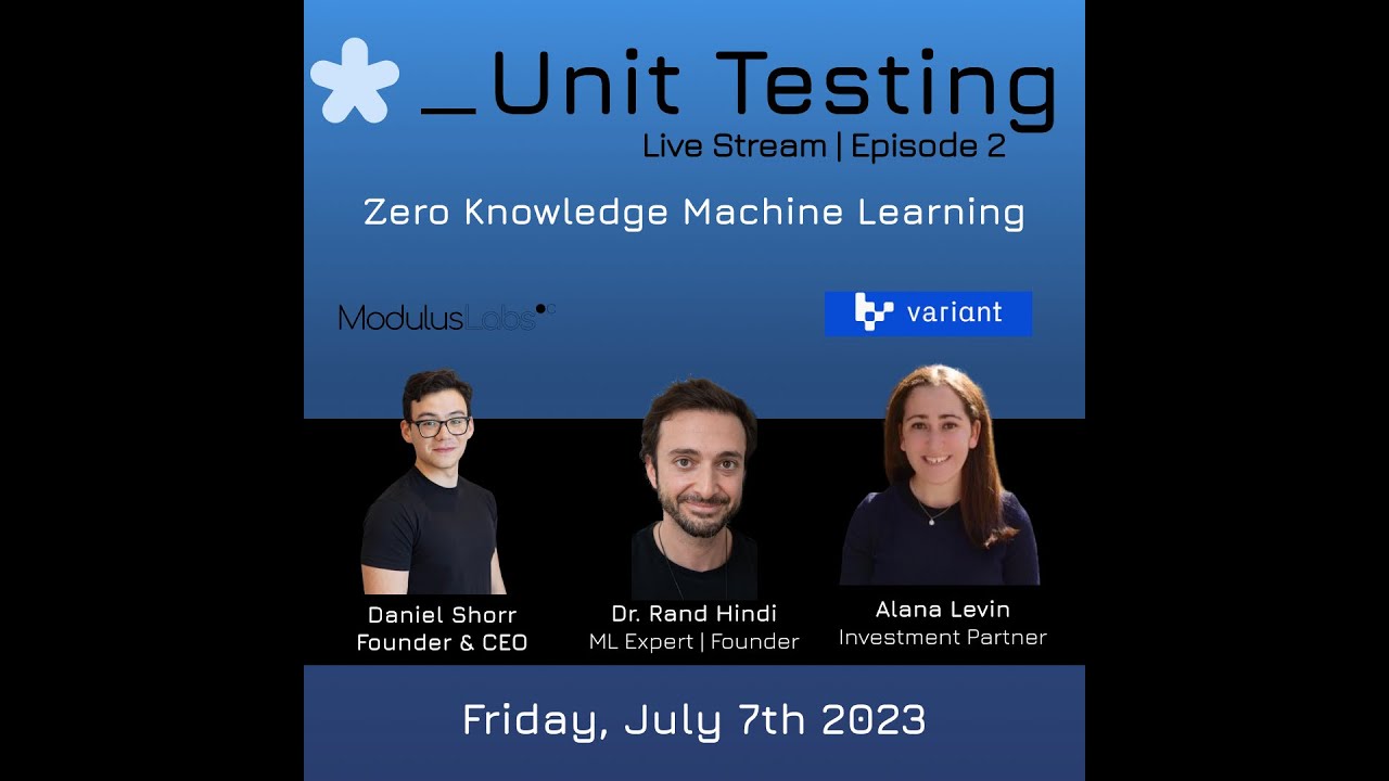 _Unit Testing: Episode 2 | Zero Knowledge Machine Learning (zkML) - YouTube