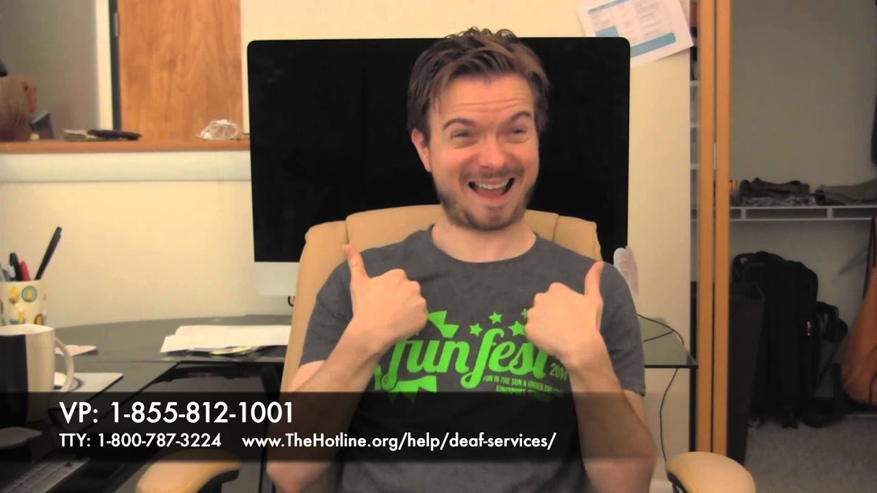 Domestic Violence ASL Hotline (SAVE THE NUMBER) - YouTube