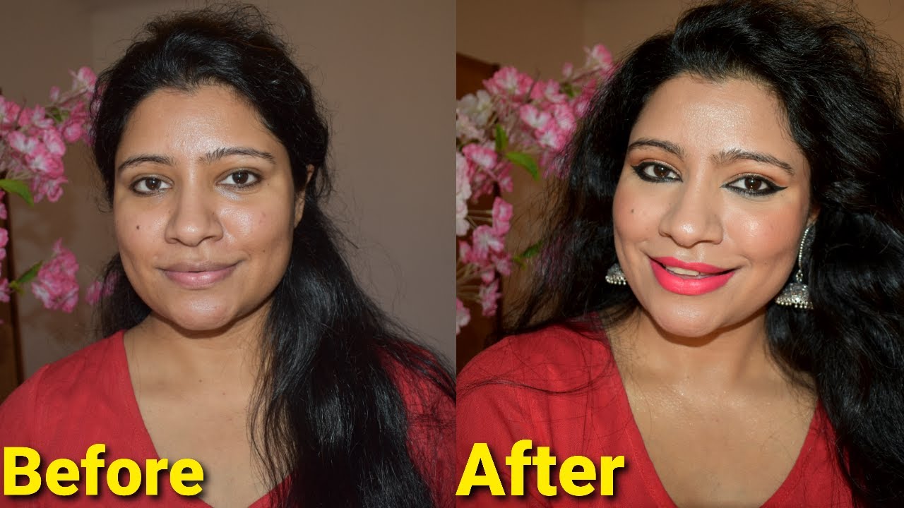 Easy,Quick, Beautiful Makeup Transformation with Indian Kohl Eye Using ...