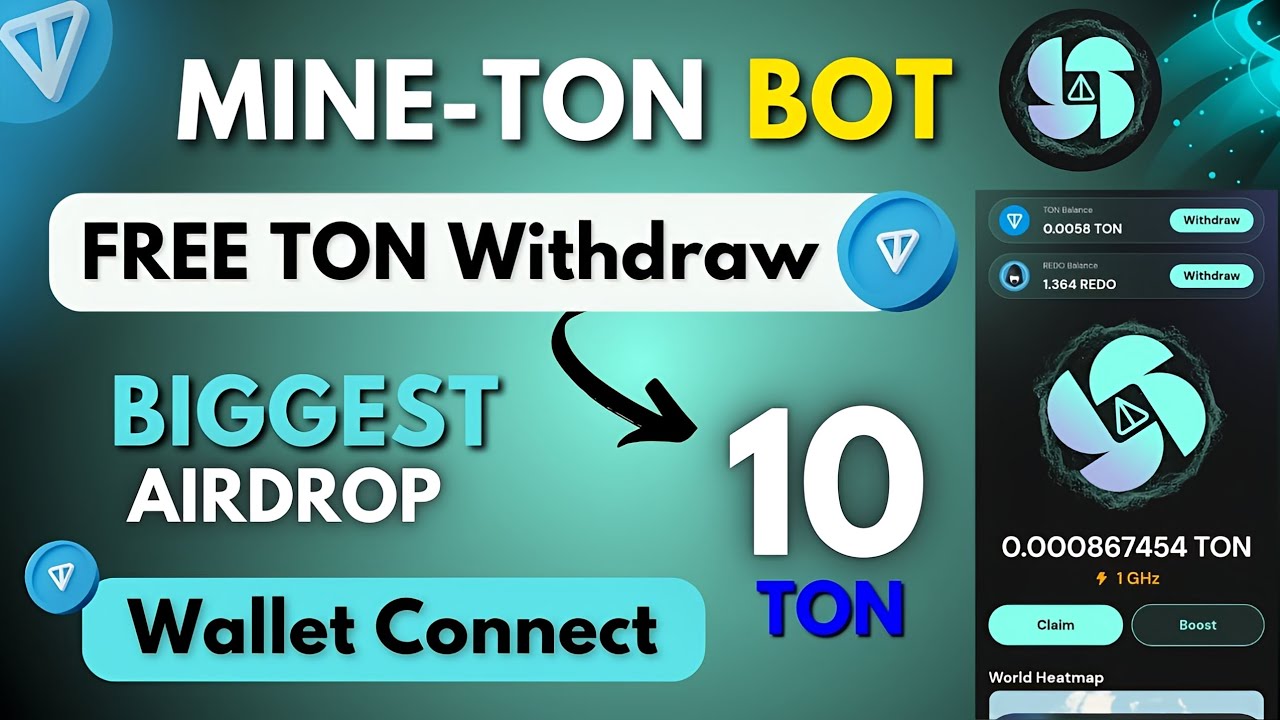 MineTon Telegram Bot Withdrawal || MineTon Wallet Connect || Mine Ton ...