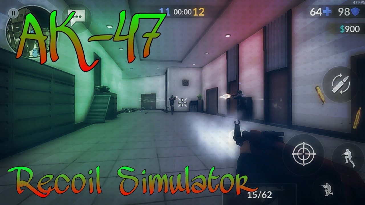 Critical Ops - Ak 47 Recoil Simulator - YouTube