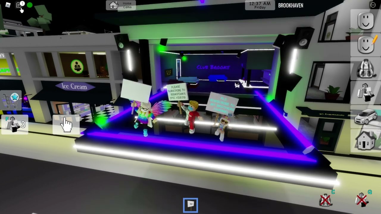 (HAPPY 1 YEAR TO THE SERIES!) Roblox Brookhaven 🏡RP Dancing in Club ...