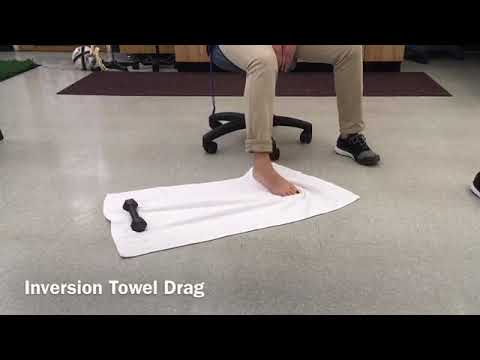 Inversion & Eversion Towel Drag - YouTube
