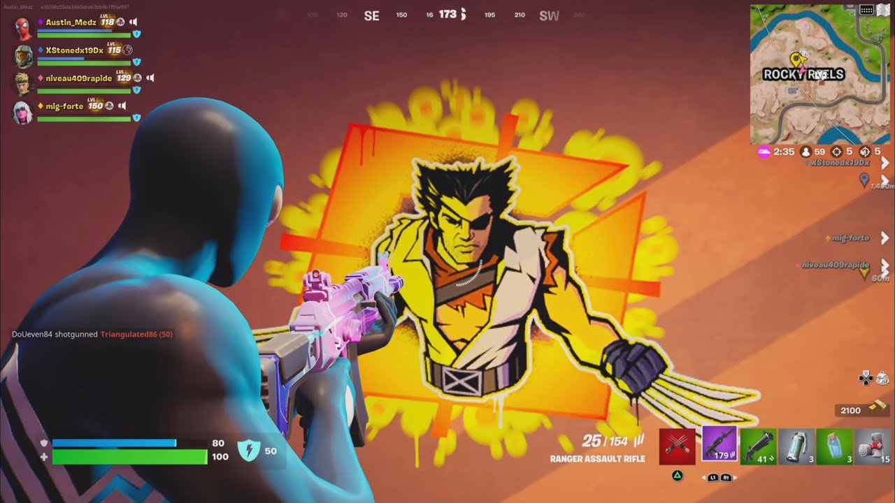 Fortnite Zero War DLC “SNIKT SNIKT” SPRAY Gameplay (Wolverine) - YouTube