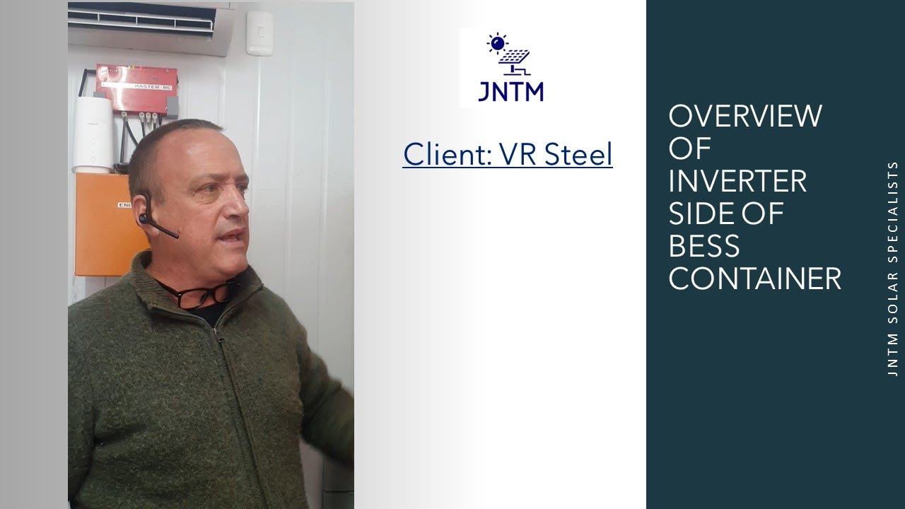 VR STEEL Solar Installation : BESS by JNTM Solar Specialists - YouTube