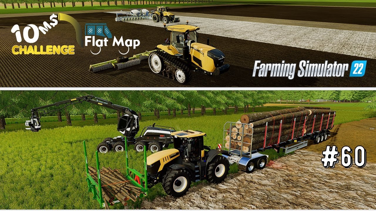 farming Simulator 22 fs22 timelapse Ep #60 Flat Map fs22 Mods - YouTube