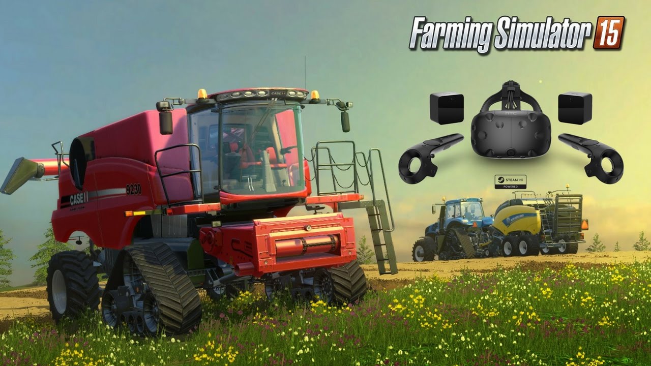 VIRTUAL DESKTOP + FARMING SIMULATOR HTC VIVE ITA - YouTube