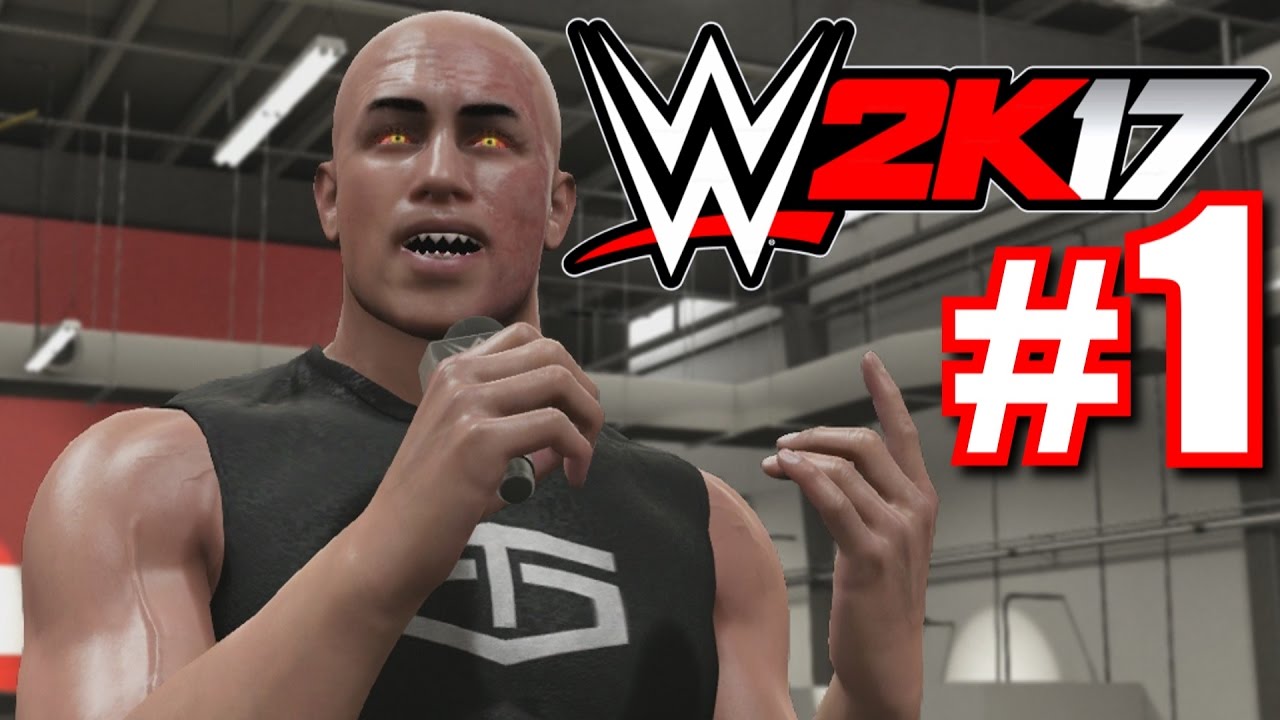 PLAYER CREATION! | WWE 2K17 | My Career #1 - YouTube