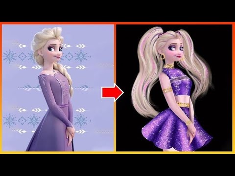 Frozen: Elsa Anna Transformation - Disney Princesses Glow Up. My ...