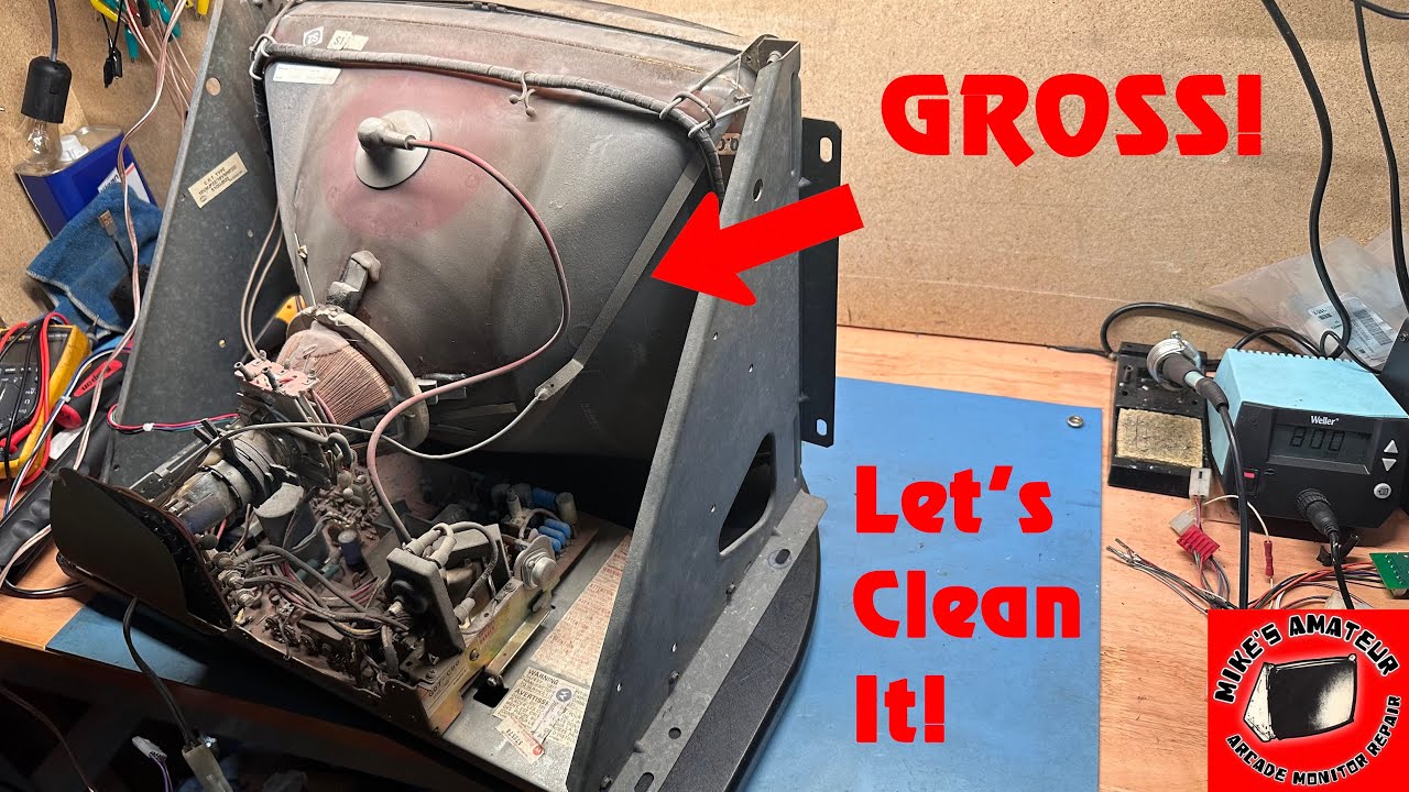 19" G07-CBO Arcade Monitor Repair - Complete, Total Rebuild...In Real ...