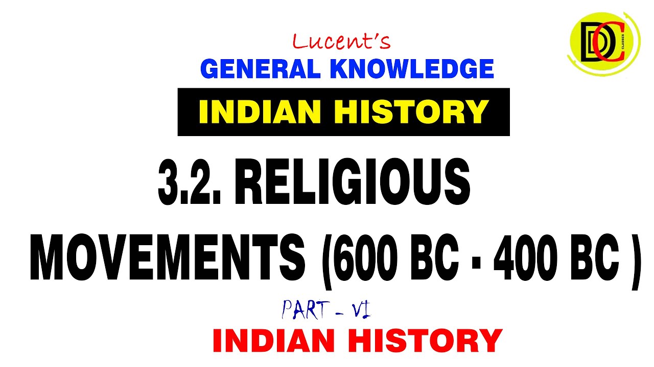 10,000+ GK SERIES | INDIAN HISTORY | RELIGIOUS MOVEMENTS (600 BC - 400 ...