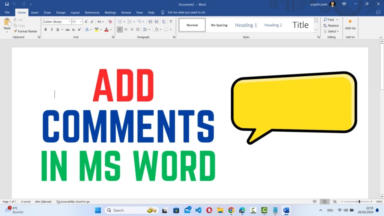 How To Add Comments In MS Word And Table Cells Step by Step Guide How To Add Comments In MS Word And Table Cells Step by Step Guide