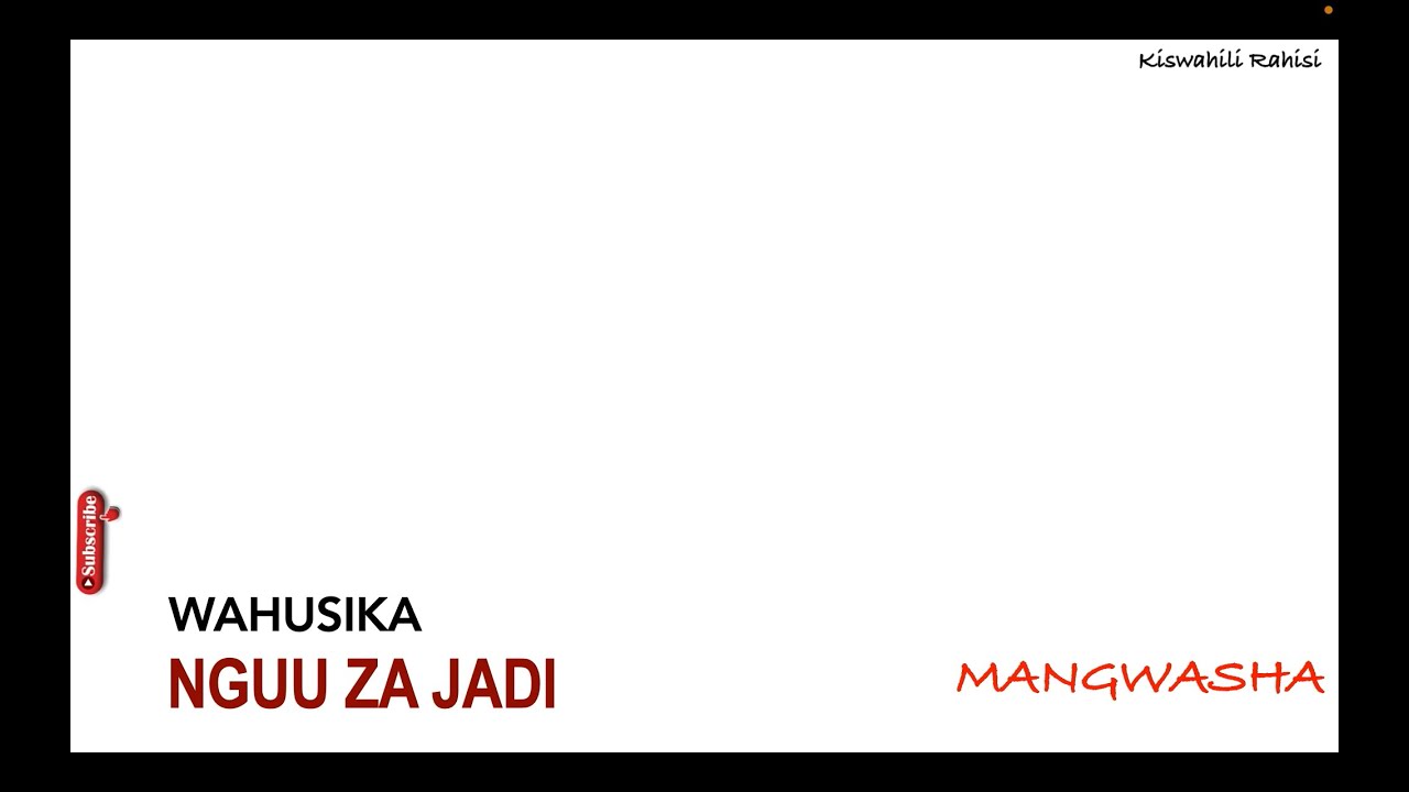 mangwasha | sifa za mangwasha | wahusika katika nguu za jadi - YouTube