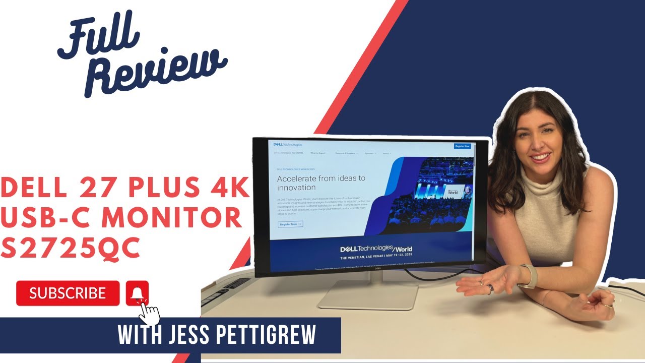 Full Review of the Dell 27 Plus 4K USB-C Monitor - S2725QC - YouTube